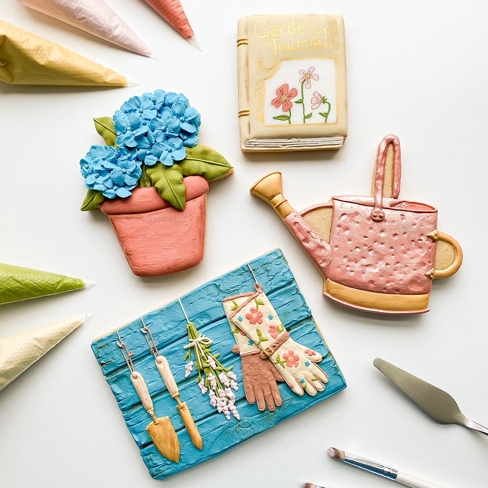 HOW TO CAKE IT Exclusive Spring Gardening Cookie Cutters – Sugarcat Cookies
