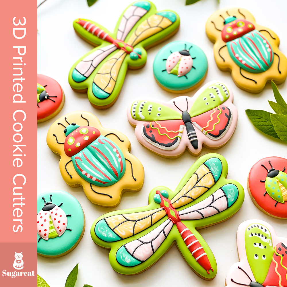 HOW TO CAKE IT Exclusive Garden Critters Cookie Cutters – Sugarcat Cookies